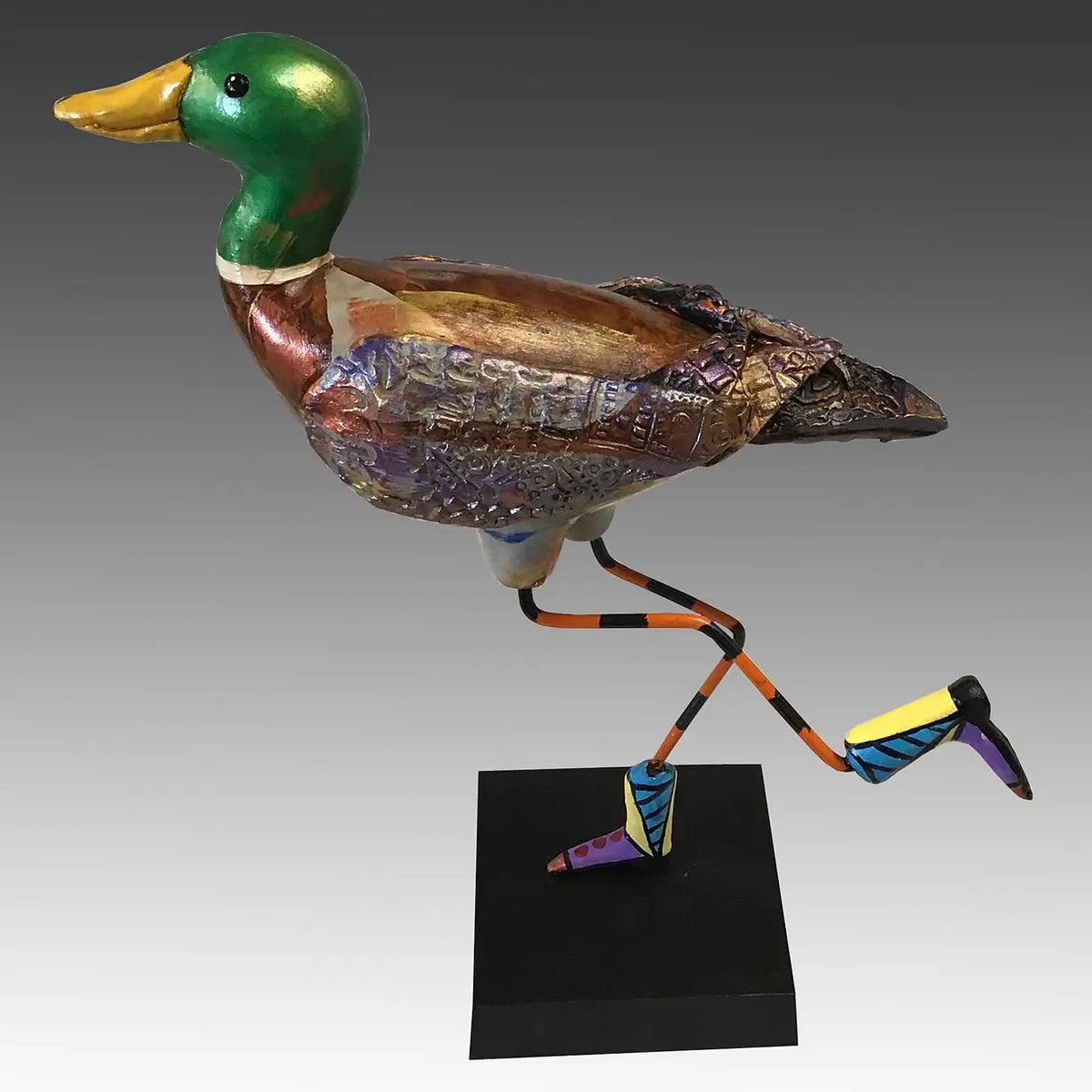 Steven McGovney Mallard Duck Handmade Ceramic Bird Sculpture ...