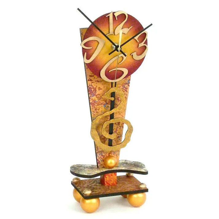 David Scherer Table Clock Dial 12 Artistic Artisan Handmade Clocks ...