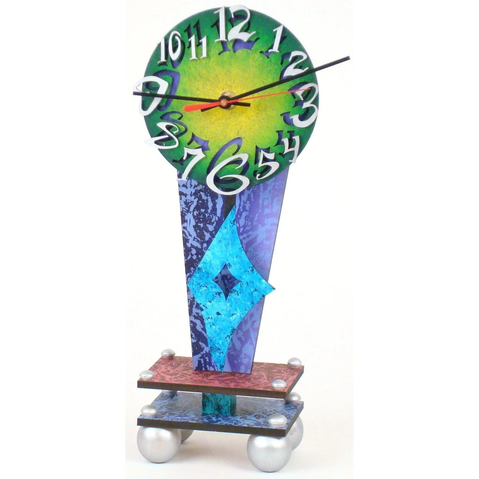 David Scherer Table Clock Dial Artistic Artisan Designer Handmade ...