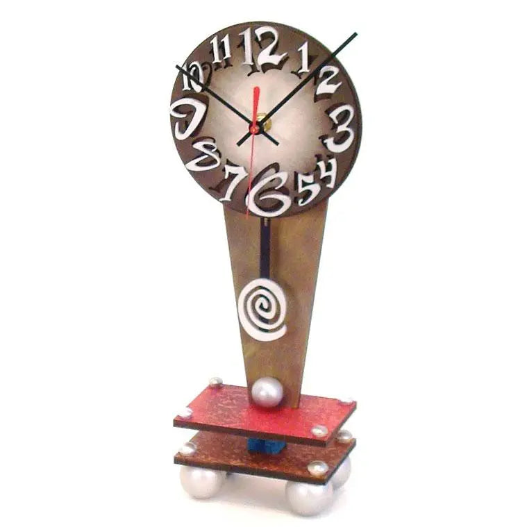 David Scherer Table Clock Dial B Artistic Artisan Designer Clocks ...