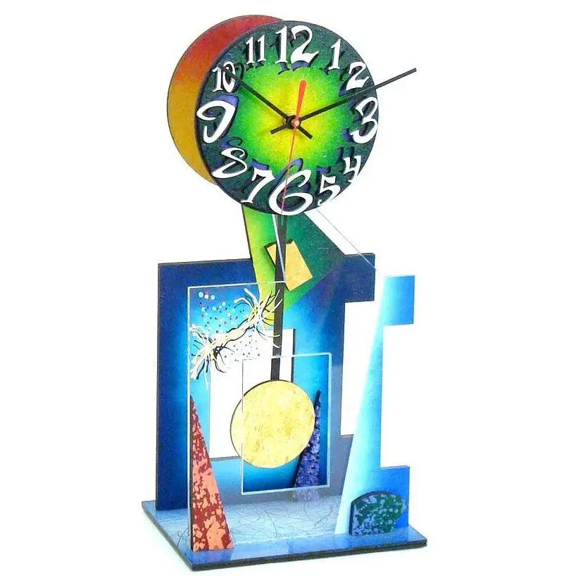 David Scherer Table Clock Ebony 93 Artistic Artisan Designer Clocks ...