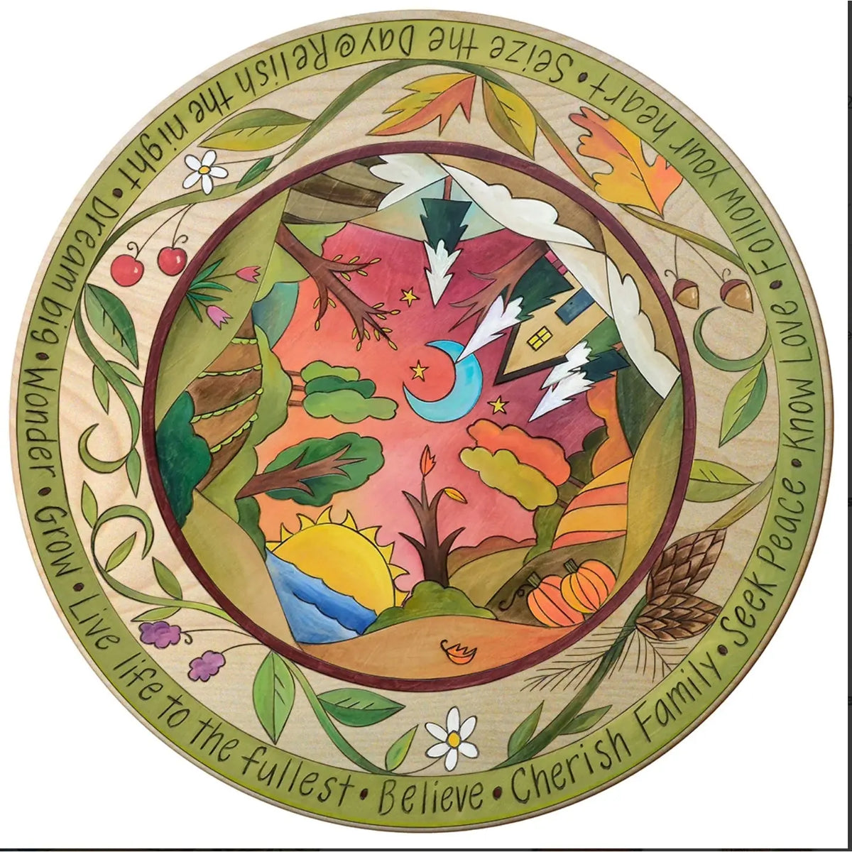 Sincerely Sticks Lazy Susan Seasonal Bliss Artistic Artisan Lazy Susans ...