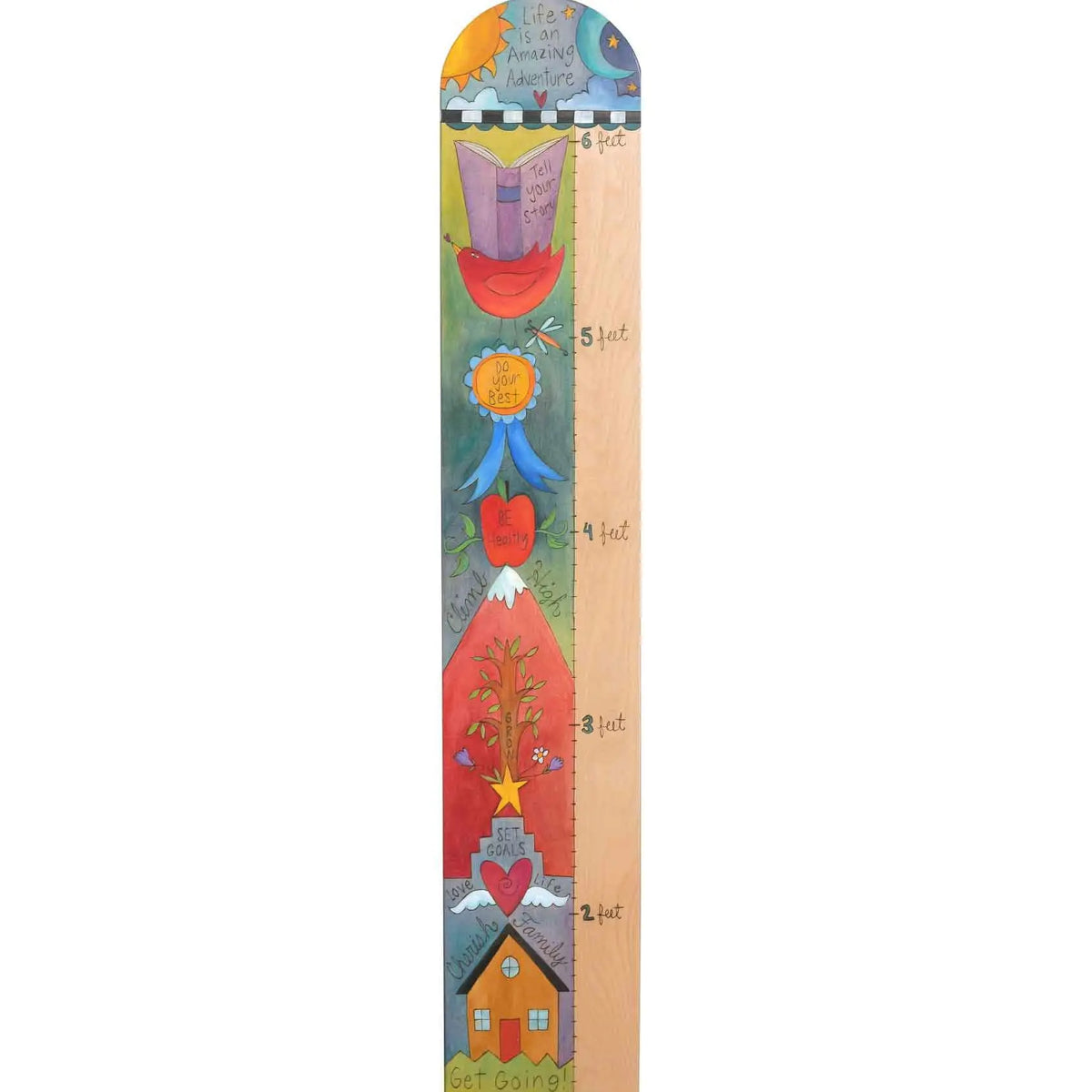 Sticks Growth Chart GRT002 2 Artistic Artisan Designer Charts ...