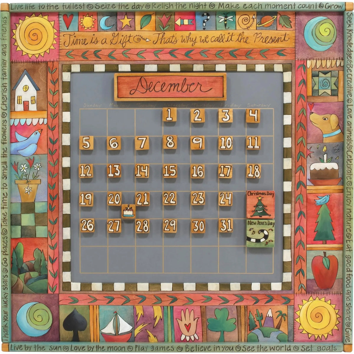 Perpetual Calendar by Sticks CAL001-S316956, Artistic Artisan Designer ...