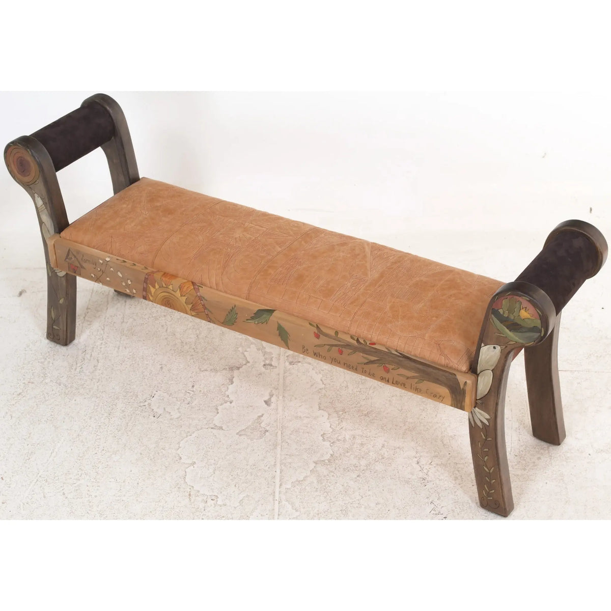 Sticks Roll Arm Bench, BEN050-S315477, Artistic Artisan Designer ...