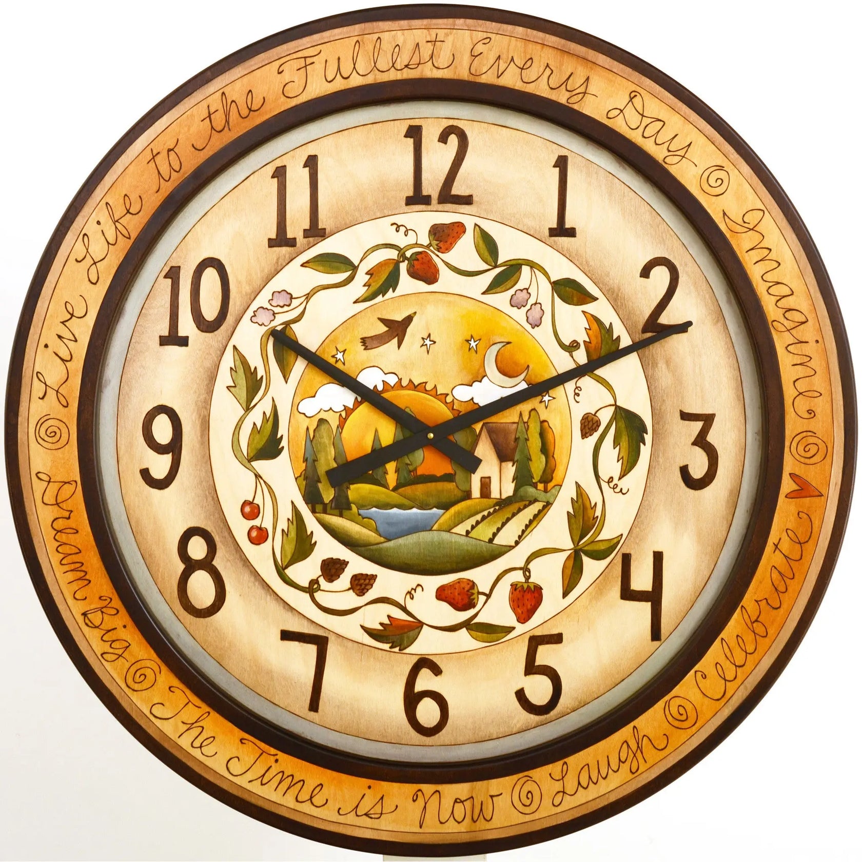 Sticks Round Wall Clock CLK007, CLK014, CLK015, D71292, Artistic ...