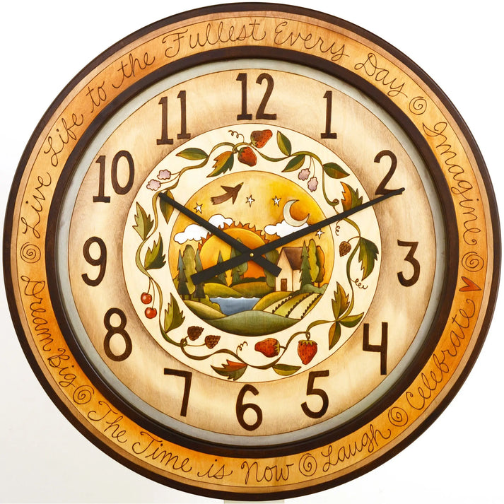 Sticks Round Wall Clock CLK007, CLK014, CLK015, D71292, Artistic ...