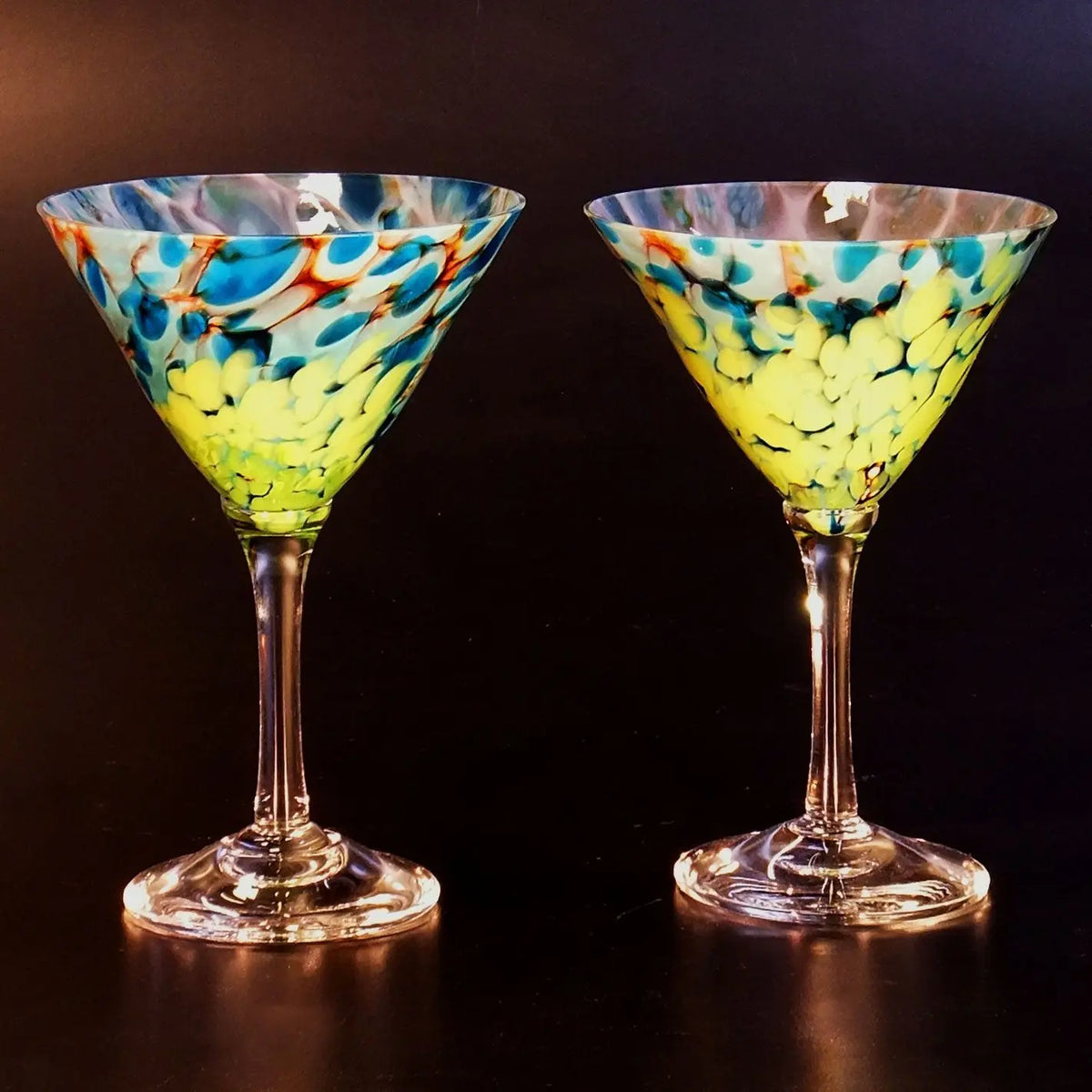 The Glass Forge Martini Glasses Shown In ET Crater Artistic ...